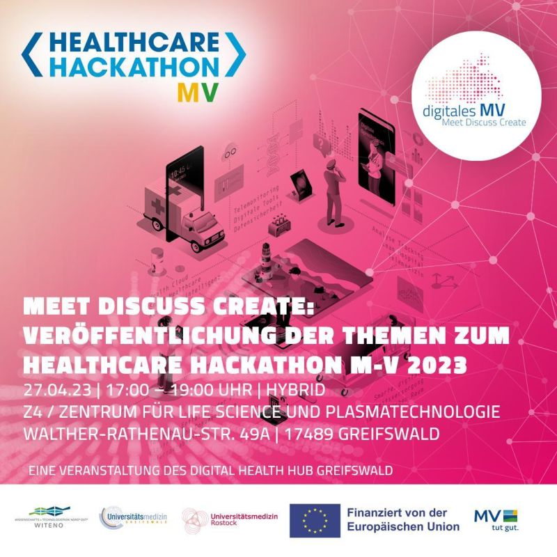 Healthcare Hackathon MV 2023 - Themen sind online - Hochschule Wismar ...